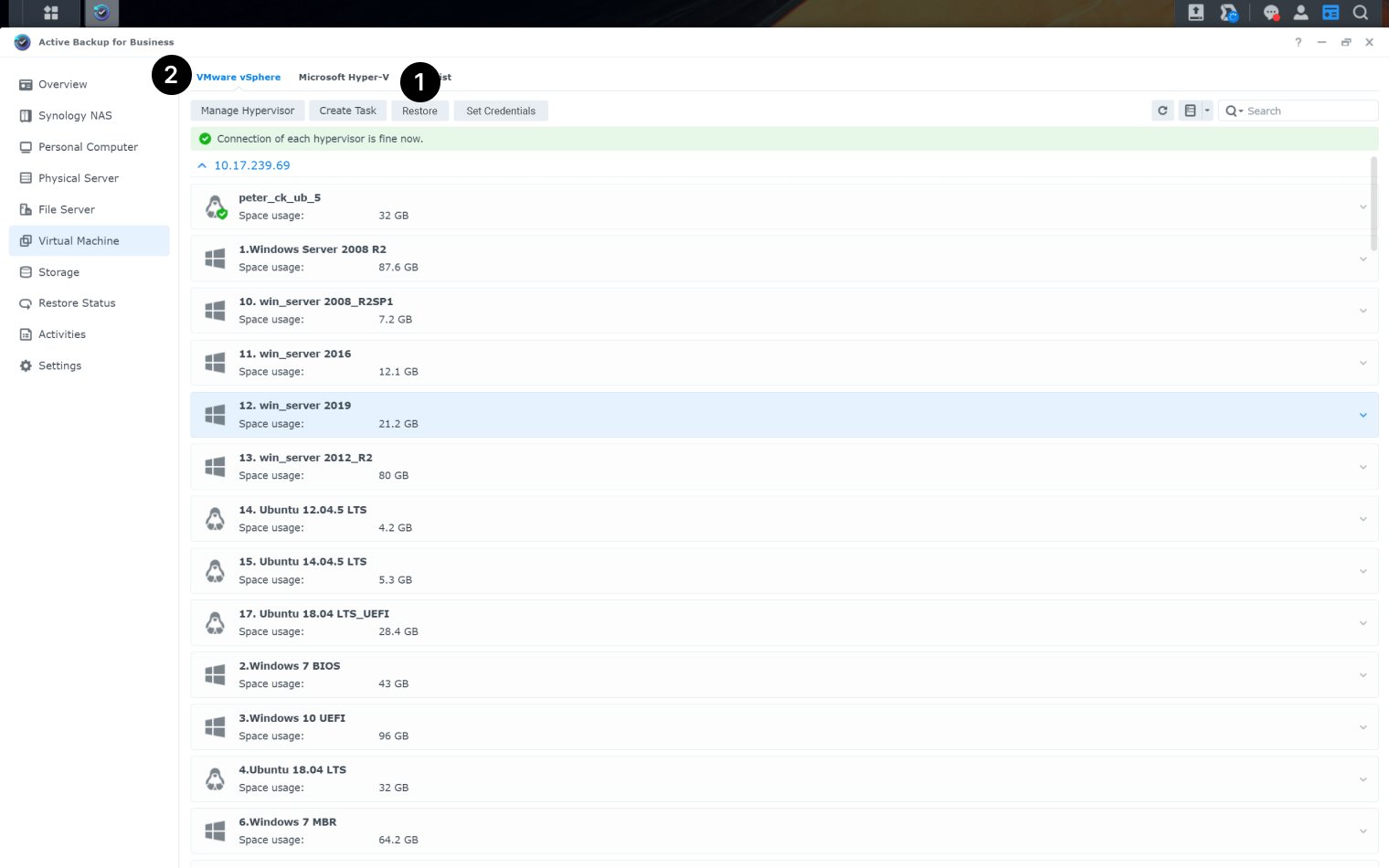 VM backup solution for VMware and Hyper-V | Synology Inc.