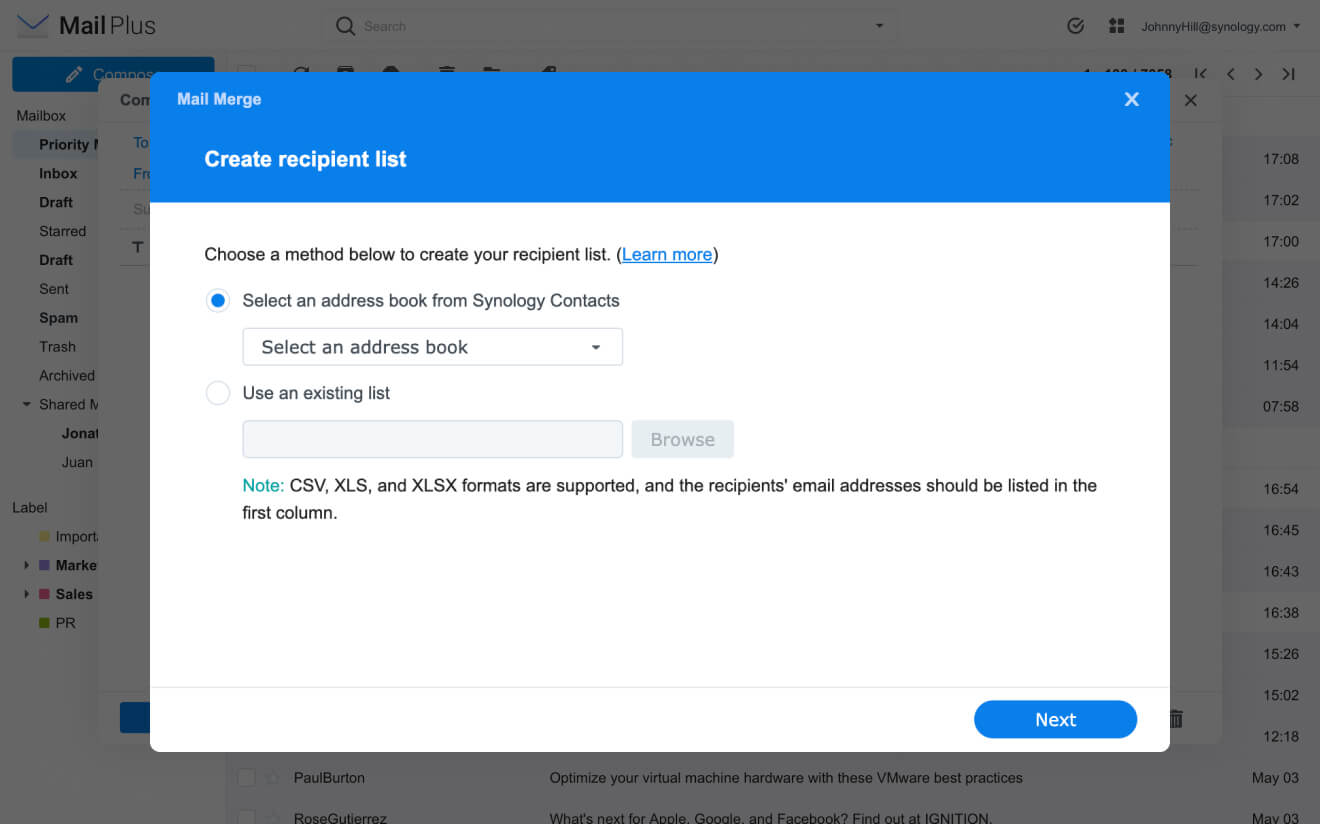 MailPlus Package | Synology Inc.