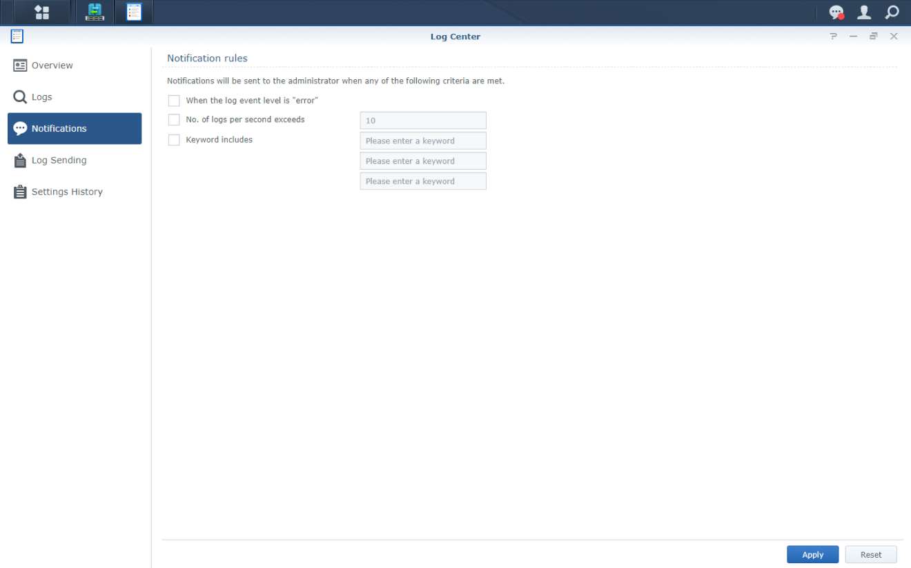 Log Center | Synology Inc.