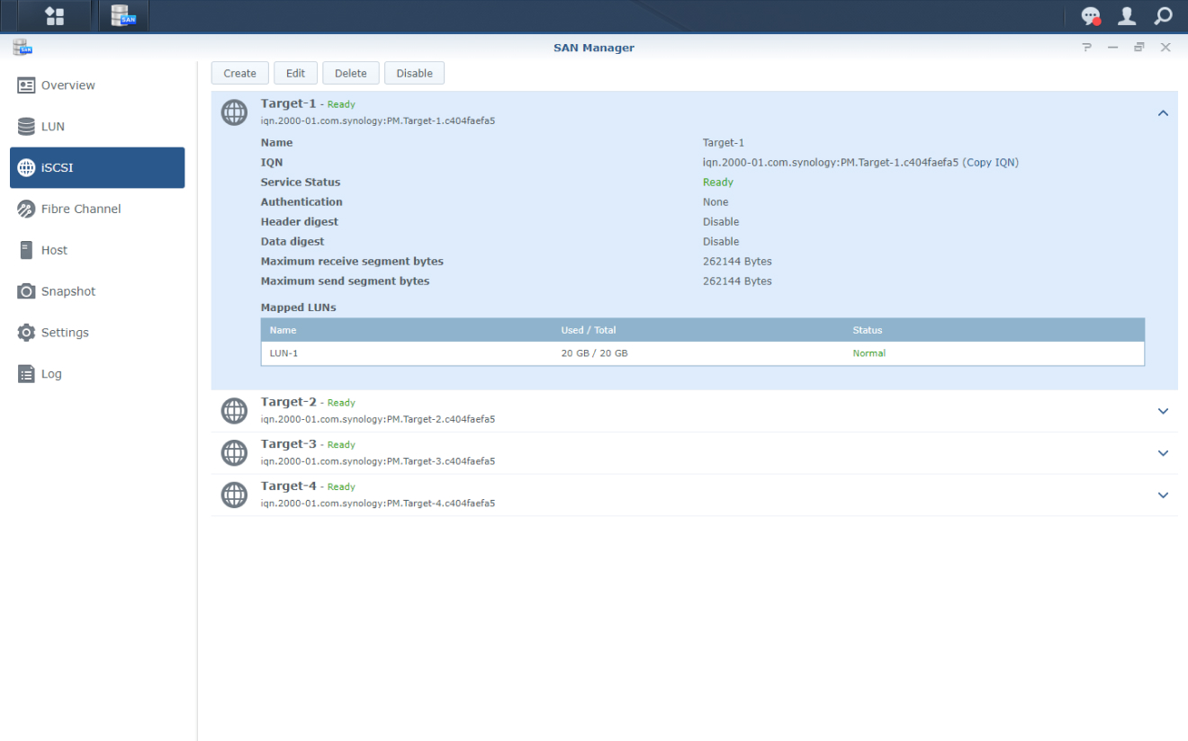 SAN Manager | Synology Inc.